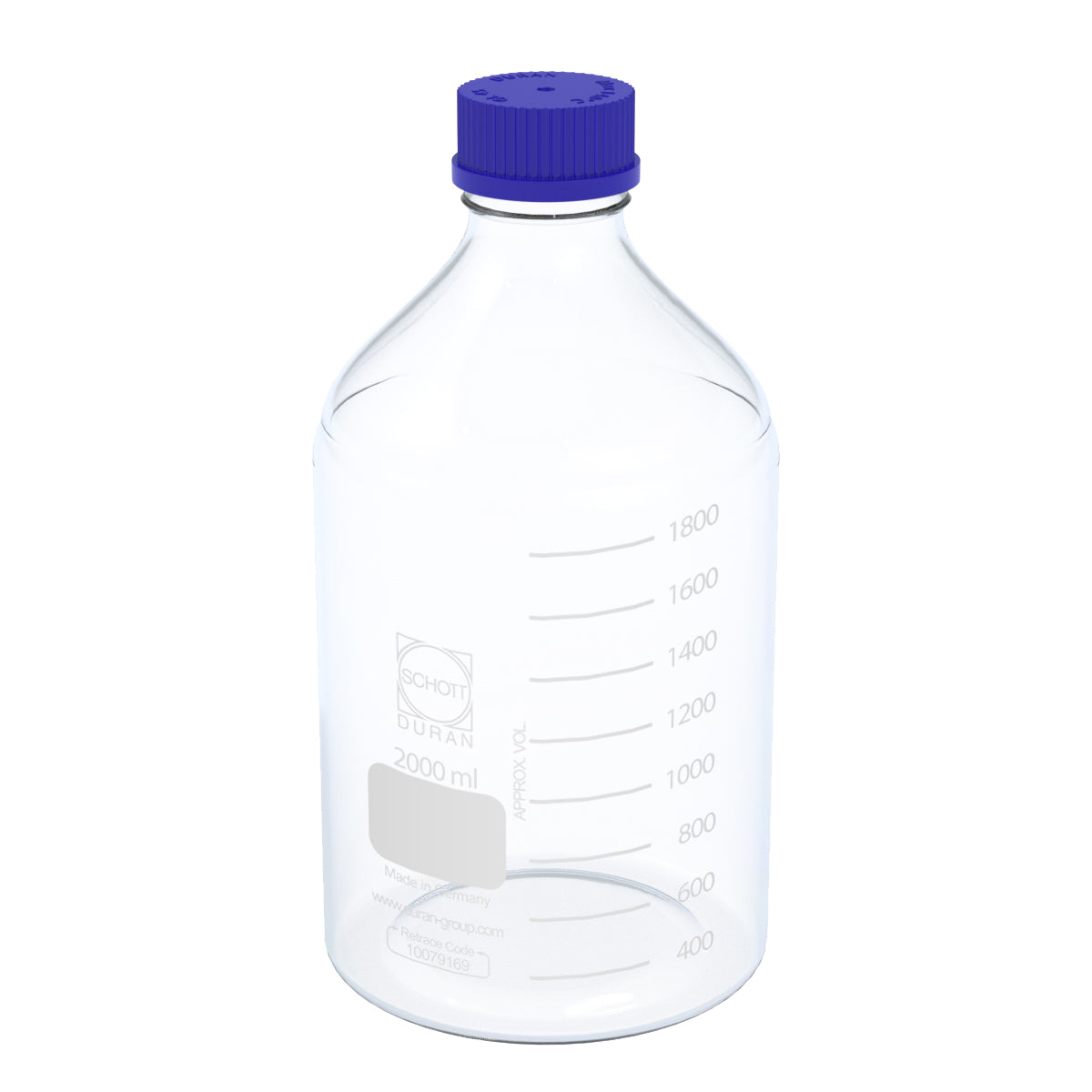 Schott DURAN | Clear Laboratory Glass - Media Bottle | 20,000 mL ...