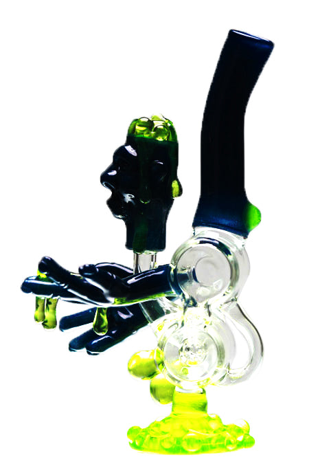 Hitman Voorhees Bong | Collaborated Design Recycler Double Barrel w/ M ...