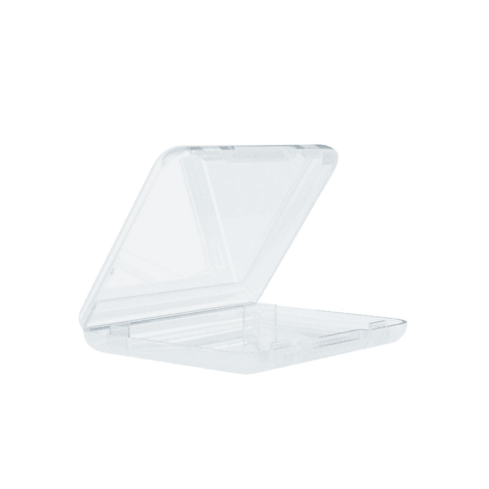 Flat Container | Hinged Lid Slim Shatter Containers | 11mm - White - 6 ...