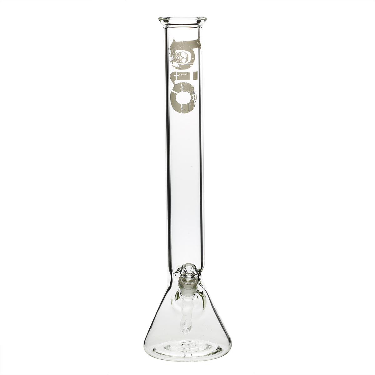 BIO Glass Bong | Classic 50 x 5 Beaker | 18" - 14mm - White – Pinnacle ...