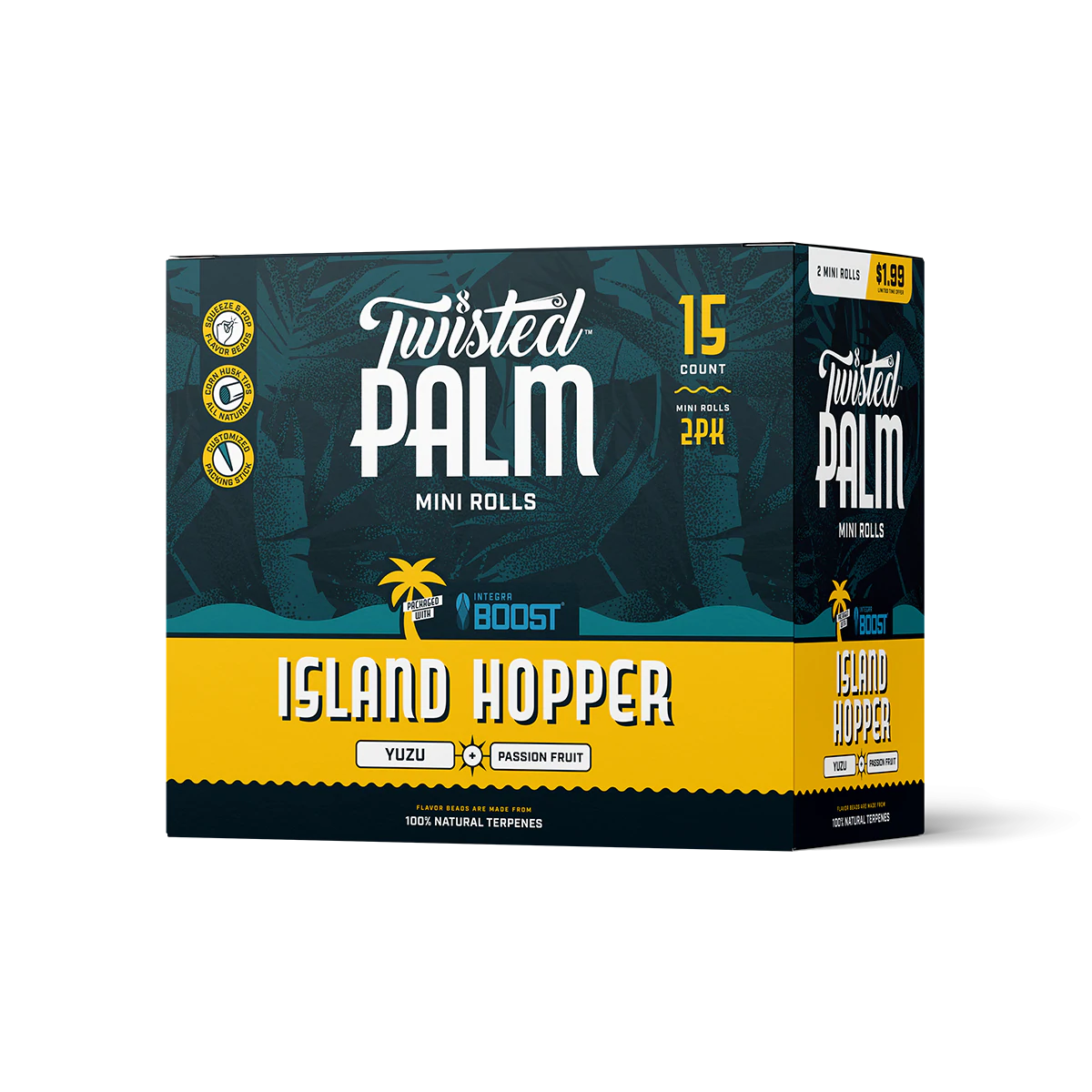 Twisted Wraps | Mini Palm Leaf Rolls | Island Hopper - 15 Count ...